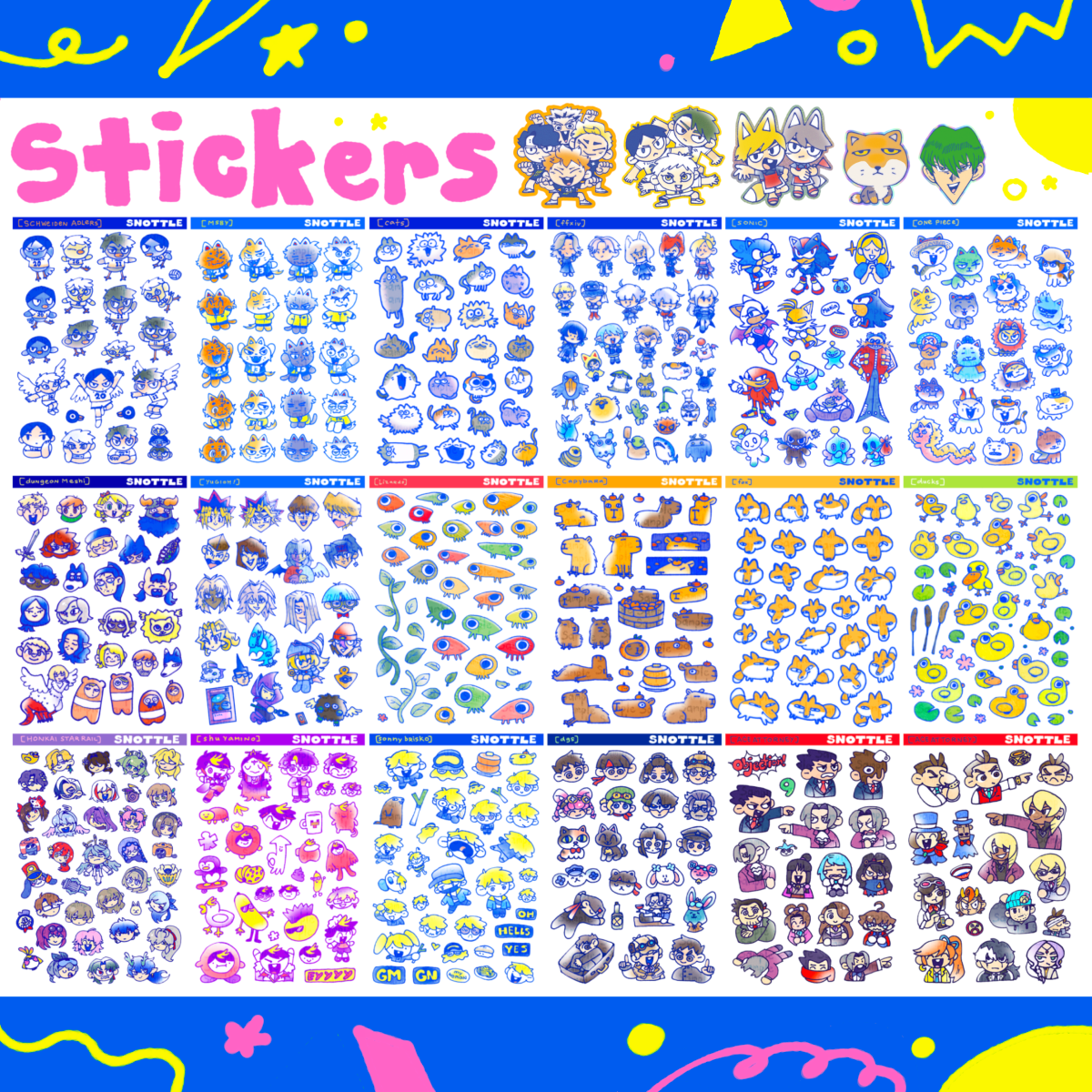 STICKERS – SNOTTLE